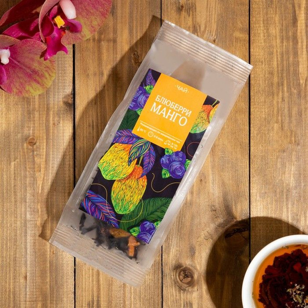 Чай ароматизированный "Блюберри манго", 50 г купить на OZON по низкой ...