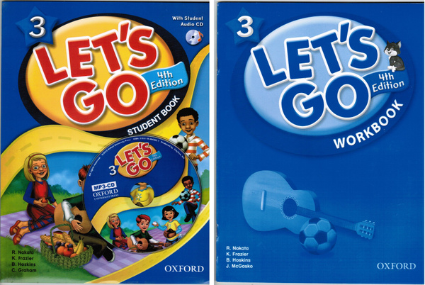 Let's Go 3 (4th Edition) Student's book + workbook + CD Комплект Книга ...