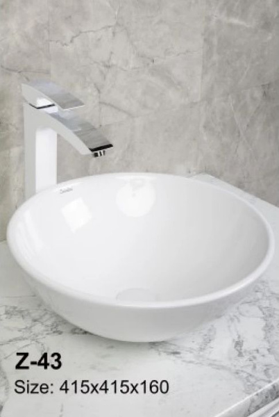 Раковина Zandini z-43x41.5 см, белый купить по доступной цене с доставкой в интернет-магазине ...