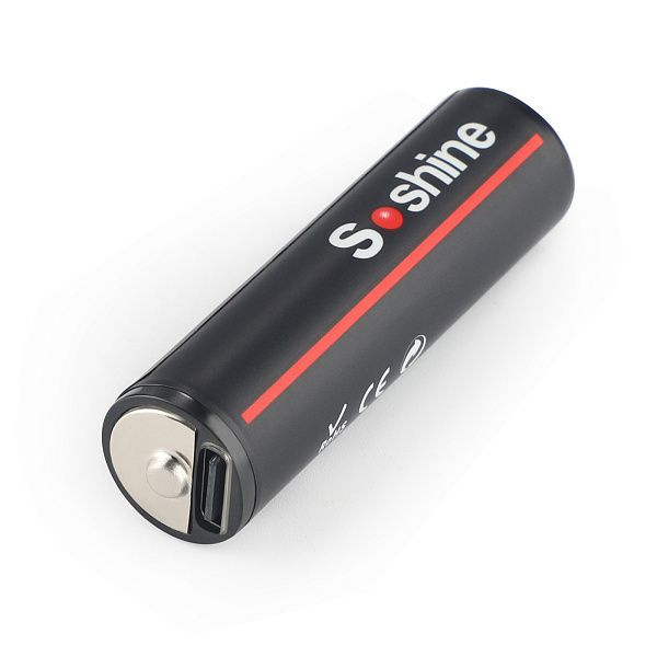 Аккумулятор Li-ion Soshine 14500 1,5 v 2600 mWh / 700 mAh( с защитой ...