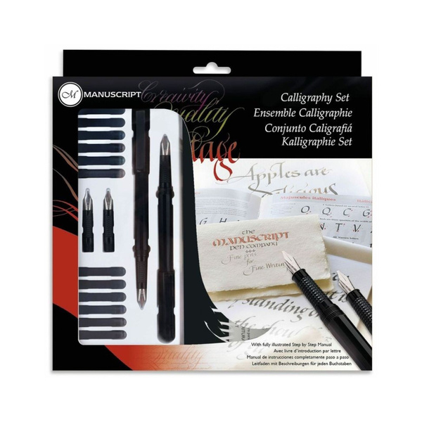 Набор с перьевой ручкой Manuscript "Calligraphy" 17 предметов в ...