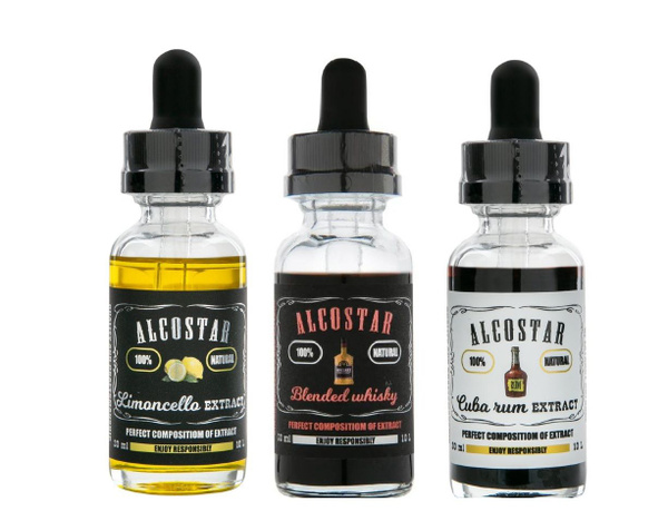 Набор Эссенций Alcostar Limoncella, Blended whisky, Cuba Rum - купить с ...
