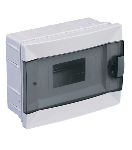 Бокс встраиваемый белый с пластиковой крышкой на 12 модулей IP40, СП, Makel 63012 - купить с ...