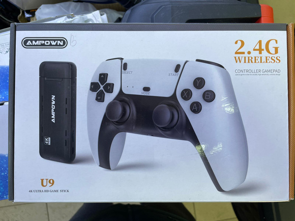 Игровая приставка AMPOWN U9 Retro Wireless Controller Game Stick для ...
