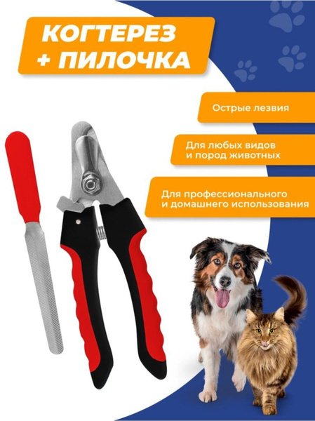 Когтерезка для собак и кошек и пилка для когтей - купить с доставкой по ...