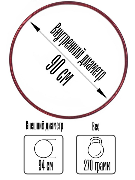 Обруч для художественной гимнастики обмотанный - купить с доставкой по ...
