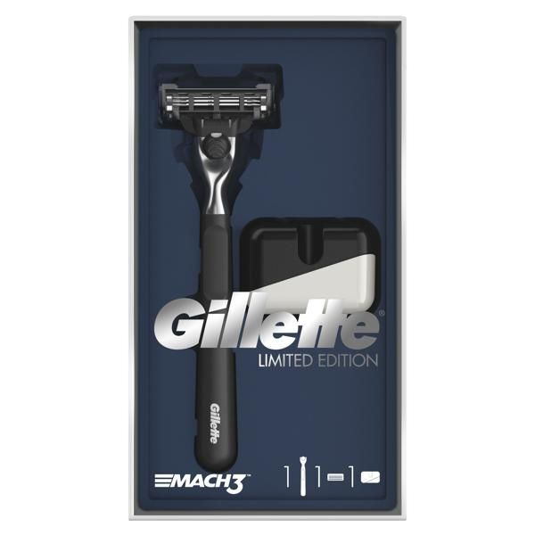 Бритва мужская 3 лезвия многоразовая Gillette Mach3 с 1 сменной ...