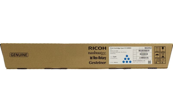 Расходник для печати Ricoh тонер M C2000, Голубой (cyan), для лазерного ...