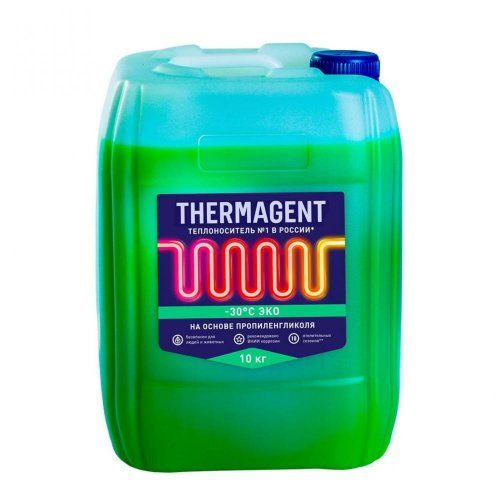 Теплоноситель Thermagent-30 ECO (пропиленгликоль, канистра 10 кг ...
