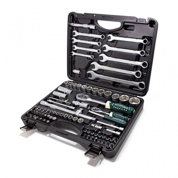 Набор инструментов 82пр. 1/2", 1/4" (6гр.) (4-32мм) Rock FORCE RF-4821 ...