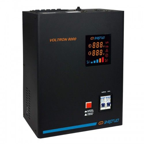 Стабилизатор VOLTRON - 8000 ЭНЕРГИЯ Voltron (5%) / Е0101-0159 купить по низкой цене с доставкой ...