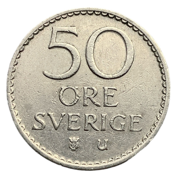 Монета Швеция 50 эре 1962-1973 случайный год. - купить в интернет-магазине OZON с быстрой ...