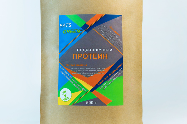 Растительный подсолнечный протеин Eats Green, веганский, вкус Банан ...