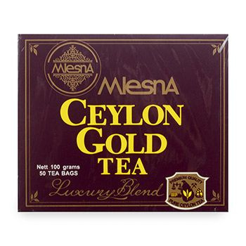 Чай черный Mlesna Ceylon Gold, 50 пак*2г Шри-Ланка - купить с доставкой ...