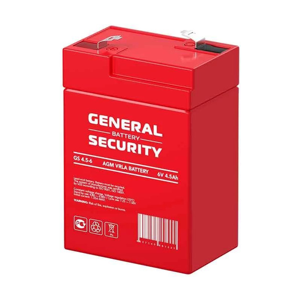 Батарея для ИБП General Security GS 4.5-6 купить по выгодной цене в интернет-магазине OZON ...