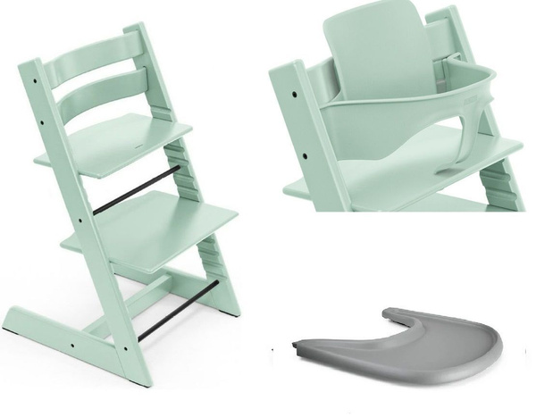Стульчик для кормления 3 в 1 Stokke Tripp Trapp Soft Mint с сидением ...
