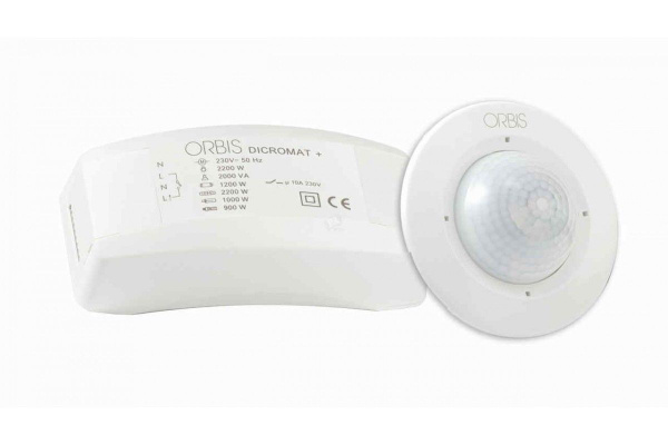 Датчик присутствия DICROMAT + CR 230В Orbis OB134512 - купить с ...