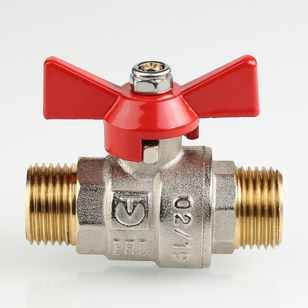 Кран шаровой VALTEC BASE, бабочка 1/2" нар.-нар. - купить по низкой ...