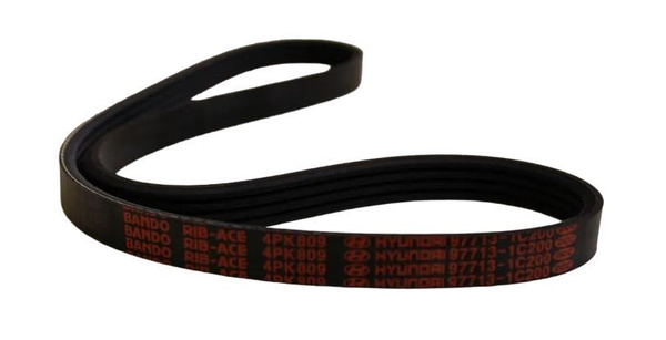 Ремень приводной, Genuine Parts, 97713-1C200, Kia, Корея, 1 штука ...