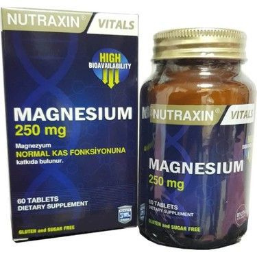 Нутраксин Магний 250 мг 60 таблеток / Nutraxin Magnesium 250 mg 60 ...