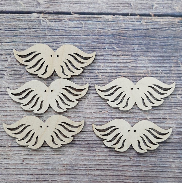 Крылья ангела Заготовка размер 10 4 1 см макраме 5 шт купить с доставкой по выгодным ценам в