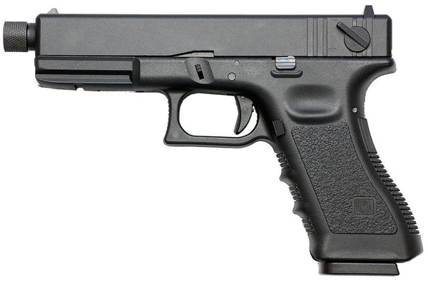 Пистолет пневм. KJW GLOCK G18 GBB CO2, авт. ствол с резьбой - купить с ...