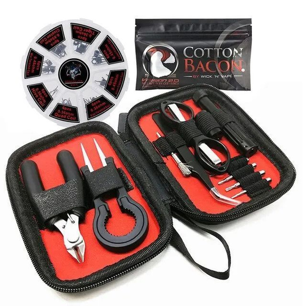 Vape Tool Set Set Prebuilt Coil Vape хлопковая проволочная катушка Jig ...