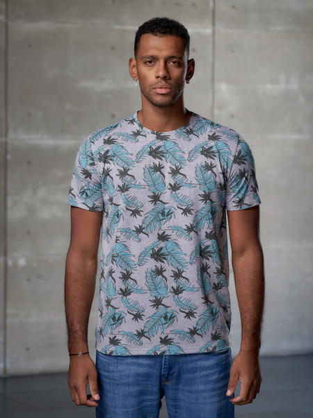 Футболка T-RONE menswear, размер 52, цвет серый, 100% хлопок - купить ...