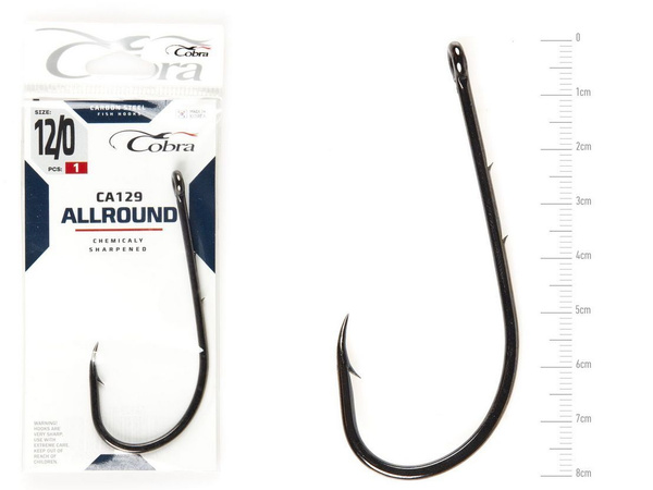 Крючки Cobra ALLROUND сер. CA129 разм. K012/0 2шт. - купить с доставкой ...