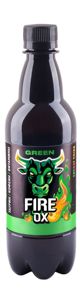 Энергетический напиток Fire OX 0.5л GREEN - купить с доставкой по ...
