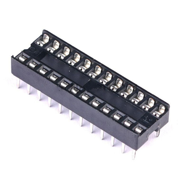 24 Pin DIP IC Socket разъем, - купить с доставкой по выгодным ценам в ...