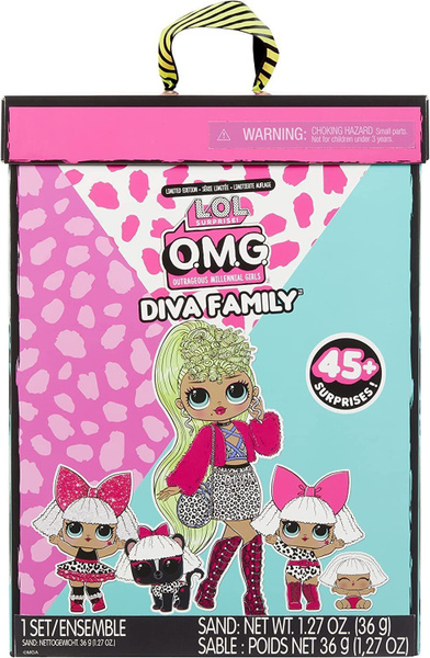Игровой набор LOL Surprise! OMG Diva Family with 45 Surprises - купить ...