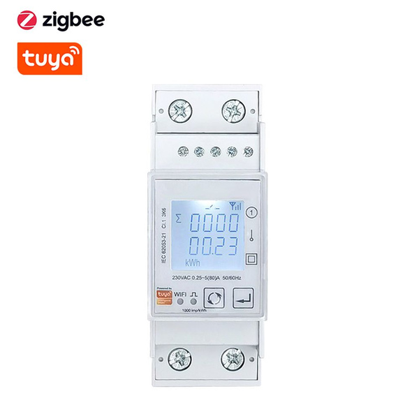 Tuya ZigBee Smart Meter 230V 80A Версия ZigBee, необходимо использовать ...