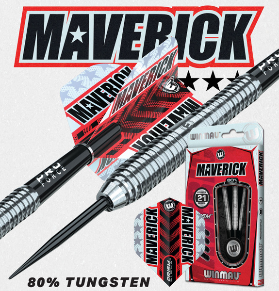 Дротики для игры в дартс Winmau Maverick steeltip 24gr ...