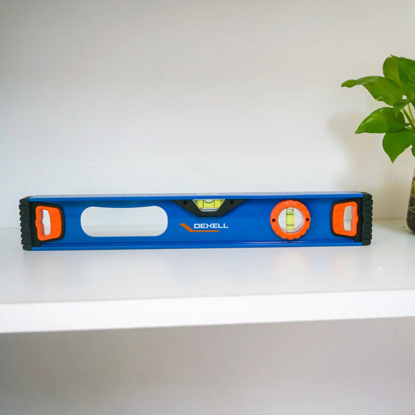 Уровень строительный рамный DEXELL 40 см, глазков: 2 - купить по низкой ...