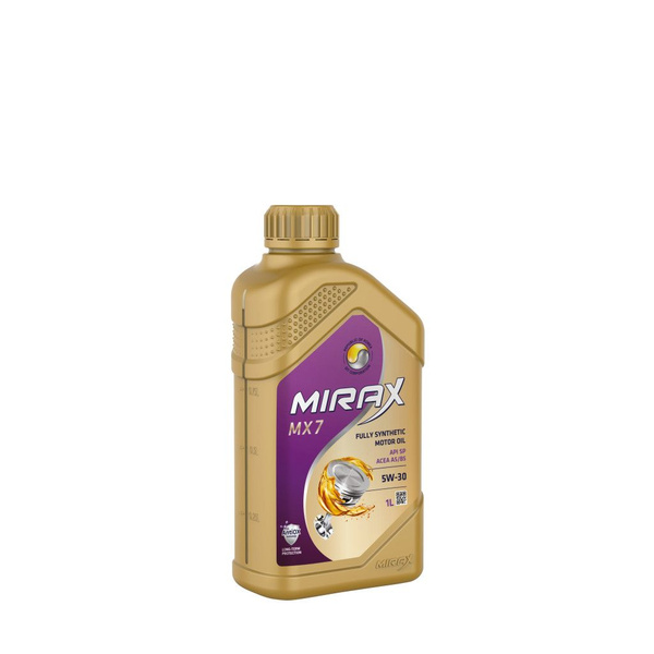 Масло моторное MIRAX 5W-30 Синтетическое - купить в интернет-магазине OZON (1060076247)
