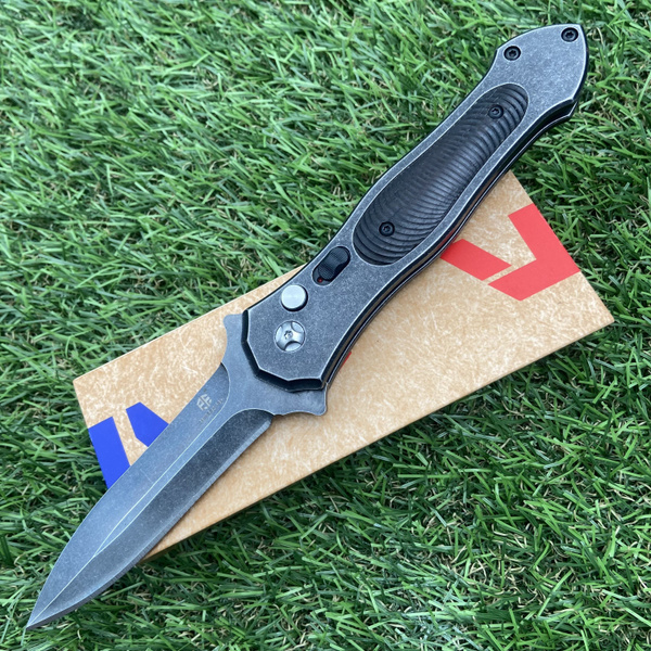 Галерея ножей Нож туристический Petrified Fish PF717 Black, длина ...