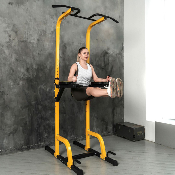 Турник, брусья, пресс 3 в 1 DFC, максимальный вес 130 кг, Антискользящее покрытие, Возможность ...