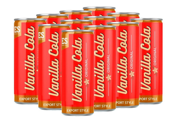 Газированный напиток EXPORT STYLE Vanilla Cola (Экспорт Стайл) 0,33л х ...