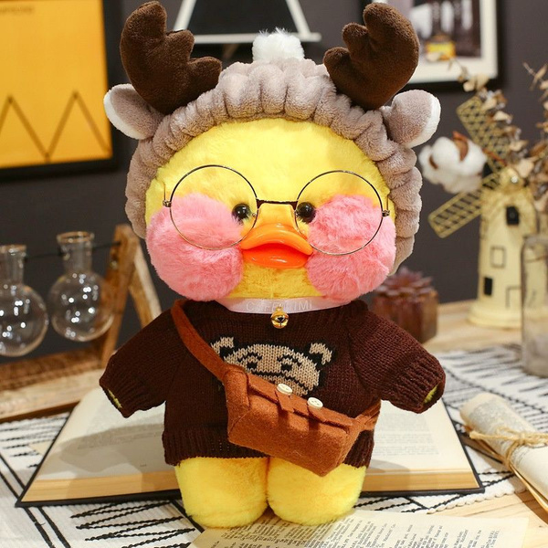 Мягкая игрушка уточка Лалафан/30 см Lalafanfan Duck+ 1 комплекта Утка в ...