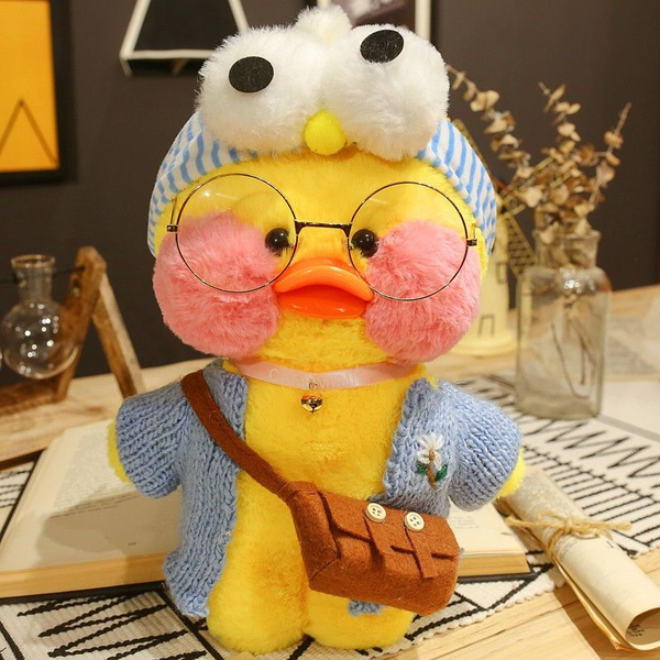 Мягкая игрушка уточка Лалафан/30 см Lalafanfan Duck+ 1 комплекта Утка в ...