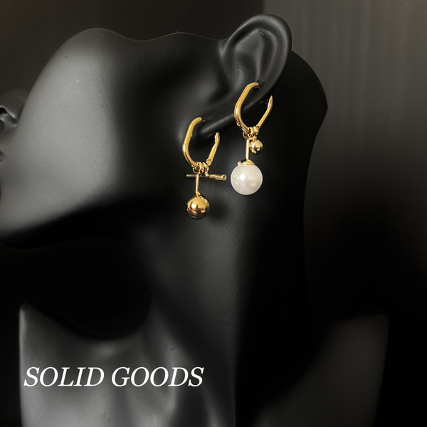 SOLID GOODS Серьги крупные - купить с доставкой по выгодным ценам в интернет-магазине OZON ...