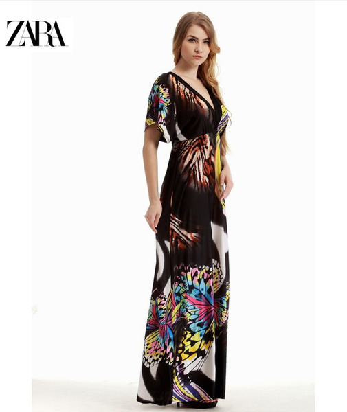 летнее платье Zara, Женский, Лето, размер 52, 50, материал Шифон ...