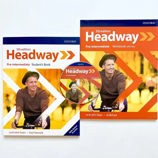 Headway Pre-intermediate (5th edition) Student's Book + Workbook + CD ...