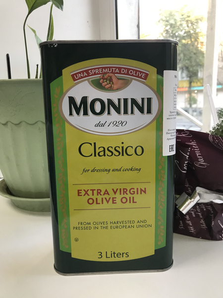 Масло оливковое Extra Virgin Classico Monini 3 л. Италия - купить с ...