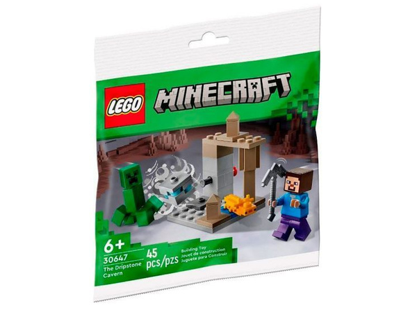 Конструктор LEGO Minecraft 30647 Пещера Дрипстоун - купить с доставкой ...