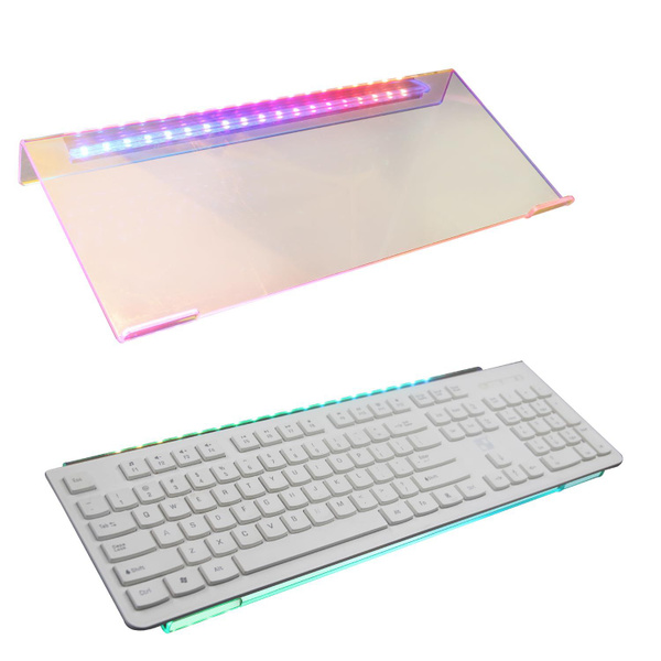 криловая подставка для игровой клавиатуры RGB, светодиодная подсветка ...