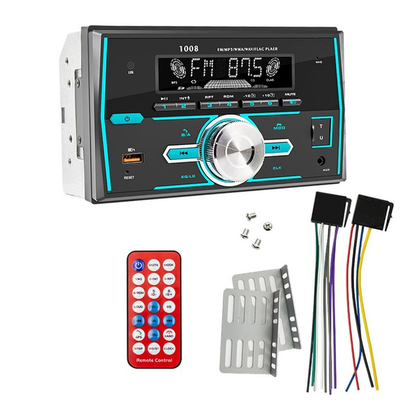 2Din Car Radio Player FM Audio 12V Stereo Music USB/SD EQ Красочное ...