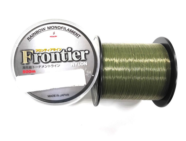 Монофильная леска для рыбалки YGK Frontier_темно-зеленый_Темно-зеленый ...