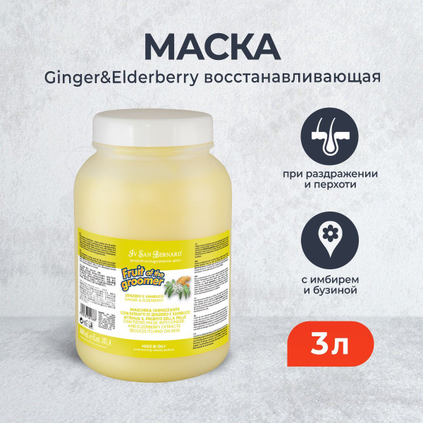 Iv San Bernard Fruit of the Grommer Ginger&Elderbery восстанавливающая маска с ...